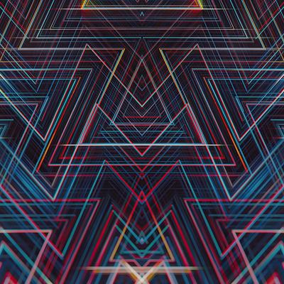 Lines symmetric geometry abstract wallpaper background - KDE Store