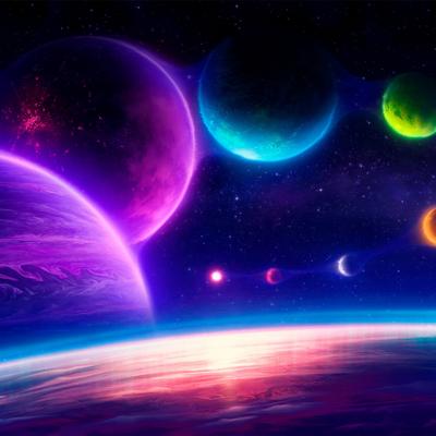 Artwork jelly sky planets Wallpaper - KDE Store