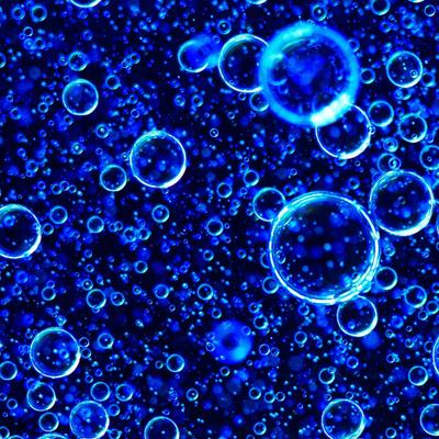 Blue bubbles abstract wallpaper background - KDE Store