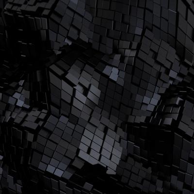 Tiles black grid abstract wallpaper background - KDE Store