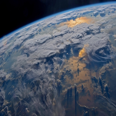 Earth from space surface clouds nature wallpaper - KDE Store