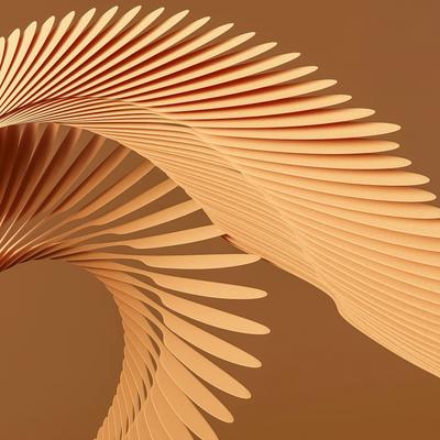 Golden wings pattern abstraction wallpaper background - KDE Store