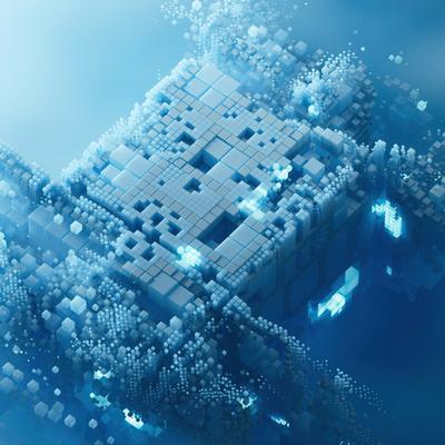 Windows 365 Microsoft stock small cubes abstract wallpaper - KDE Store