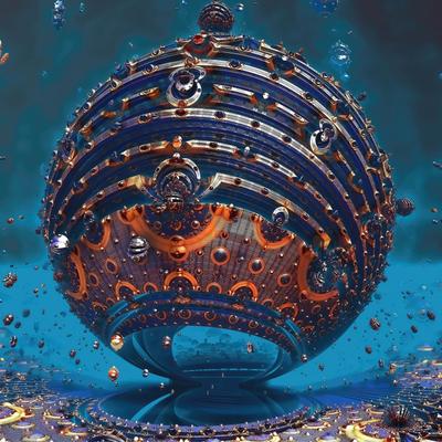 Fractals sphere abstract wallpaper background - KDE Store