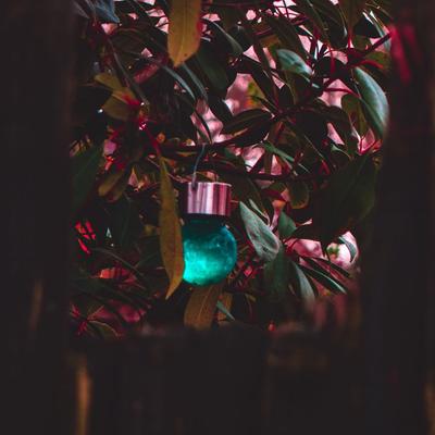 Blue and Green String Lights Full HD - KDE Store