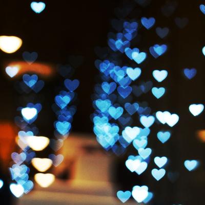 Light Blue Lighting Christmas Lights Circle Full HD - KDE Store