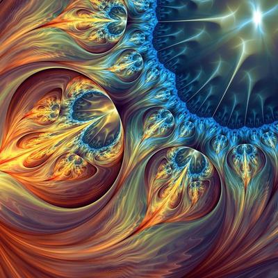 Abstraction Shapes Circles Art Colorful Fractal Wallpaper - KDE Store