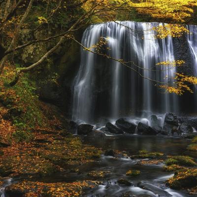 Tatsuzawa Fudo Falls Waterfall In Inawashiro Fukushima Japan - KDE Store