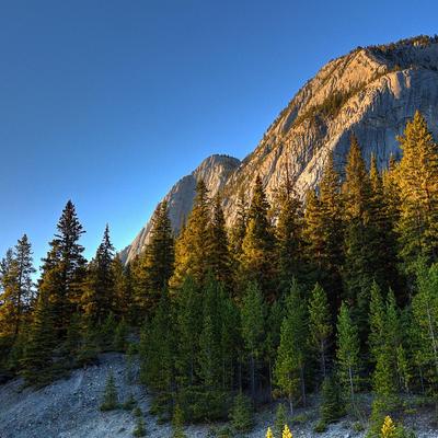 Mount Cory Alberta In The River Lion In The Southeast - KDE Store