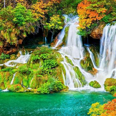 Autumn Waterfall - KDE Store