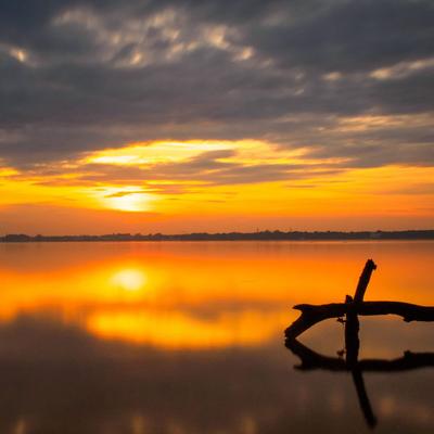 Sunset Peaceful Lake - KDE Store