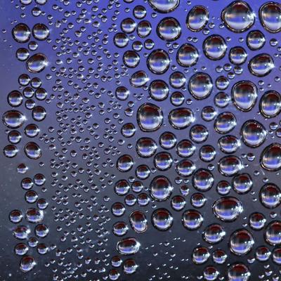 Water Droplets on Clear Glass Full HD - KDE Store