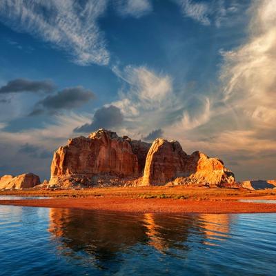 Lake Powell Sundown Utah Reservoir Arizona - KDE Store