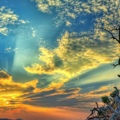 Sunset sea beach - KDE Store