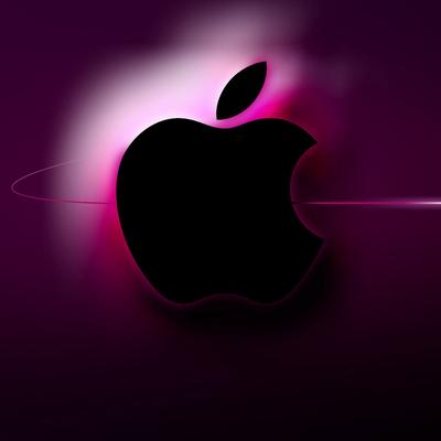 Apple Logo With Red Light Full HD - KDE Store