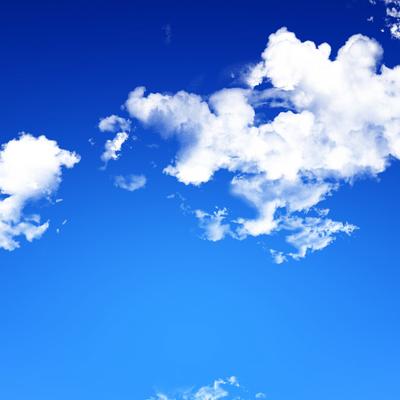 White Clouds and Blue Sky - KDE Store