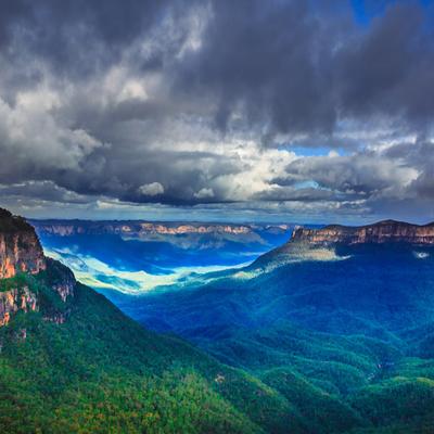 Blue Mountains Summer Landscape - KDE Store