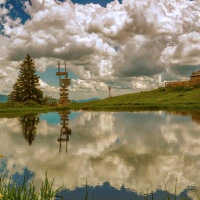 Green Grass Field Near Lake - KDE Store