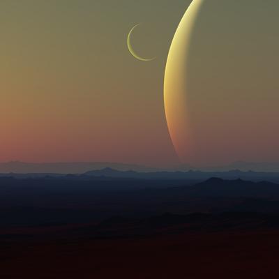 Silhouette of Mountains Under Blue Sky - KDE Store