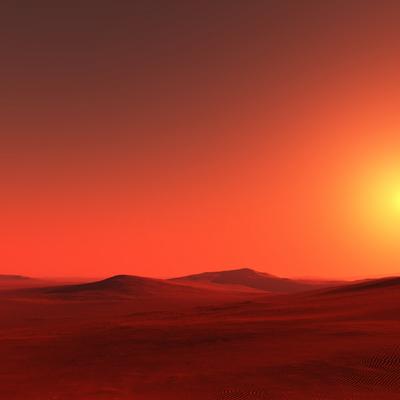 Brown Sand Under Orange Sky During Sunset Full HD - KDE Store