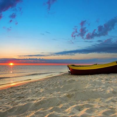 Sunset On The Beach - KDE Store