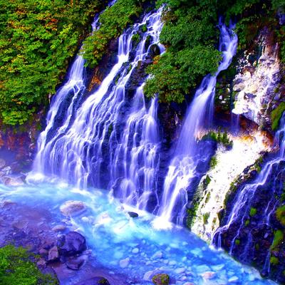 Mountain Falls Wide Desktop - KDE Store