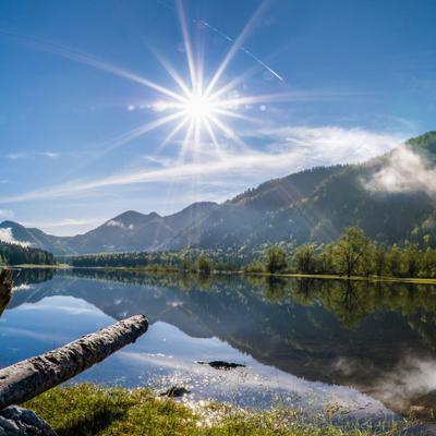 Lake Sun Rays Clear Lake Water - KDE Store