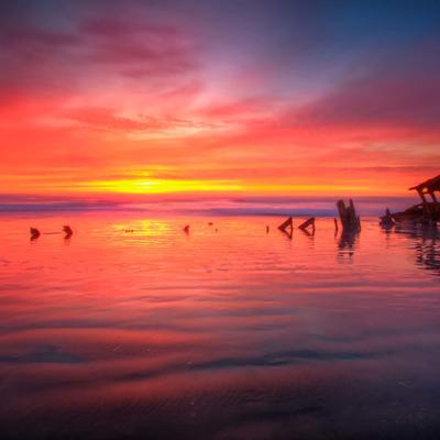 Sunset Hammond Oregon United States - KDE Store