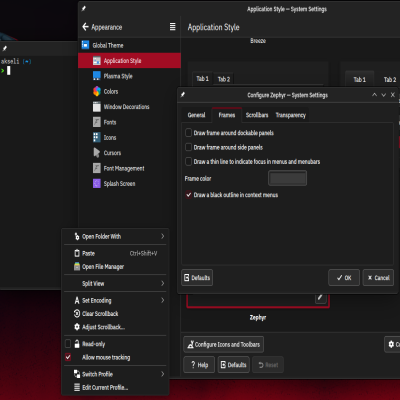 Zephyr Application Style - KDE Store