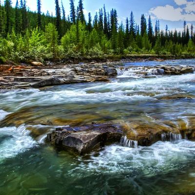 Bighorn River Alberta Gorgeous Stream Place - KDE Store
