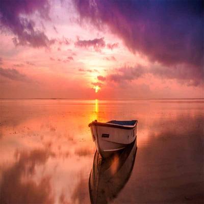Sunset boat - KDE Store