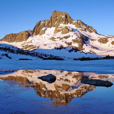 Nature ice mountain LAKE Reflection HD Wallpaper - KDE Store