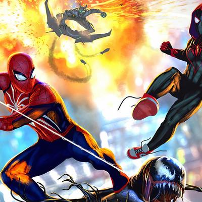 Spider-Man photo and explosion - KDE Store