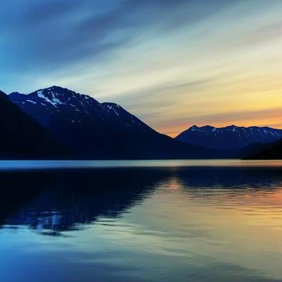 Sunset evening Nature LAKE Reflection HD Wallpaper - KDE Store