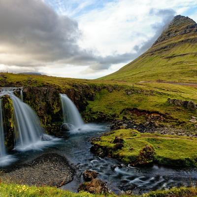 waterfall stream rock - KDE Store