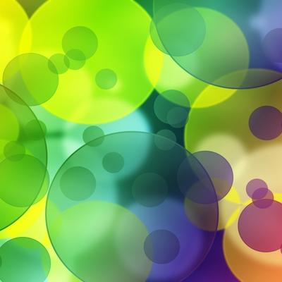 Colorful transparent bubbles - KDE Store