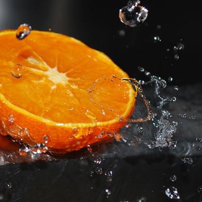 orange half water splashes citrus - KDE Store