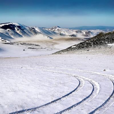 Winter prairie snow - KDE Store