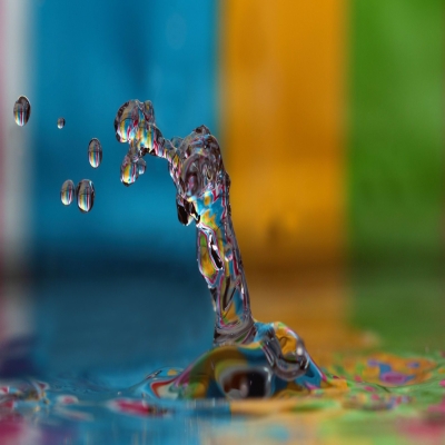 Colorful water splash - KDE Store