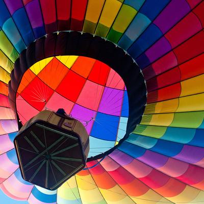 Colorful hot air balloon - KDE Store