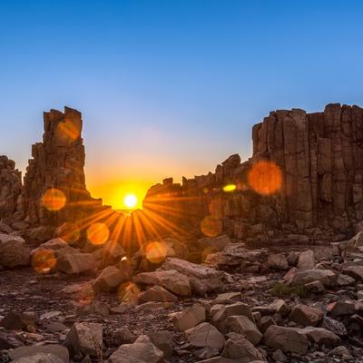 Rock Sunset - KDE Store