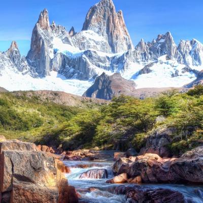 mountains river - KDE Store