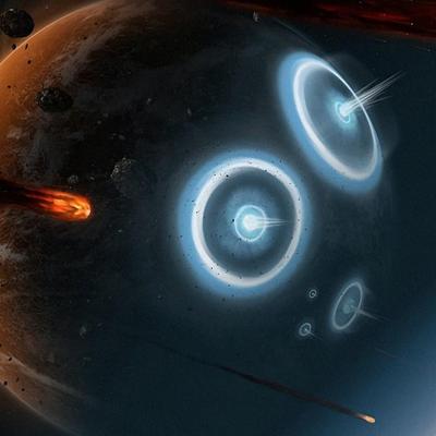 Planets asteroids attack space - KDE Store