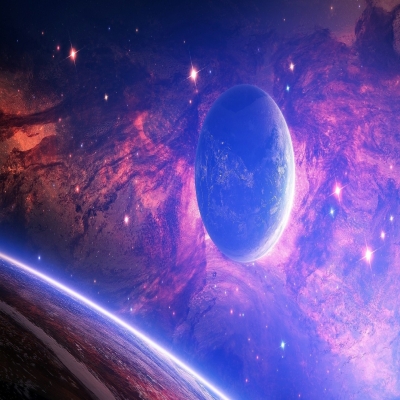 Planet light spots-Universe HD Wallpaper - KDE Store