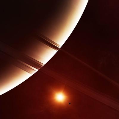 Planet ring satellite light-space - KDE Store