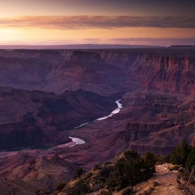 River Grand Canyon Sunset Arizona - KDE Store