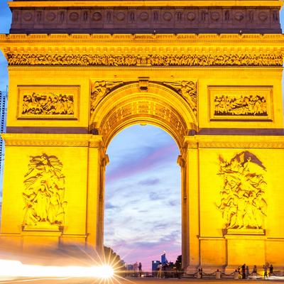 Paris Arc de Triomphe Sunset - KDE Store