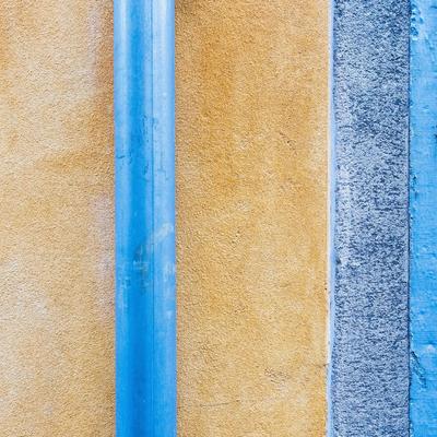 Blue Metal Rod on Brown Concrete Wall Full HD - KDE Store