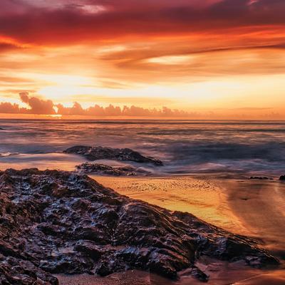 beach sunset - KDE Store