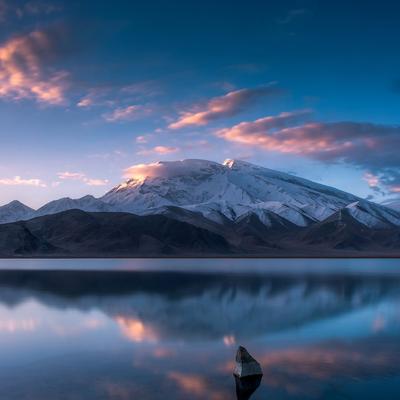 Tranquil lake snow mountain - KDE Store